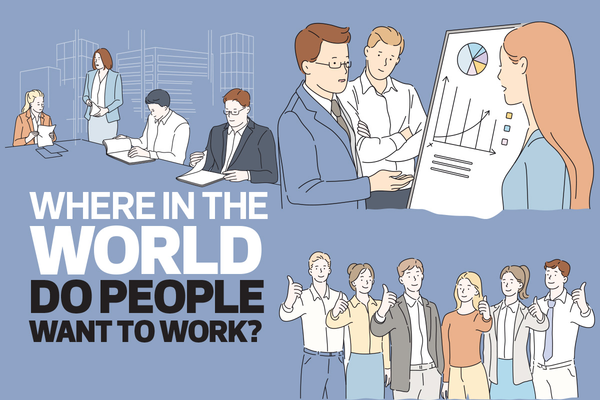 Where in the world do people want to work?