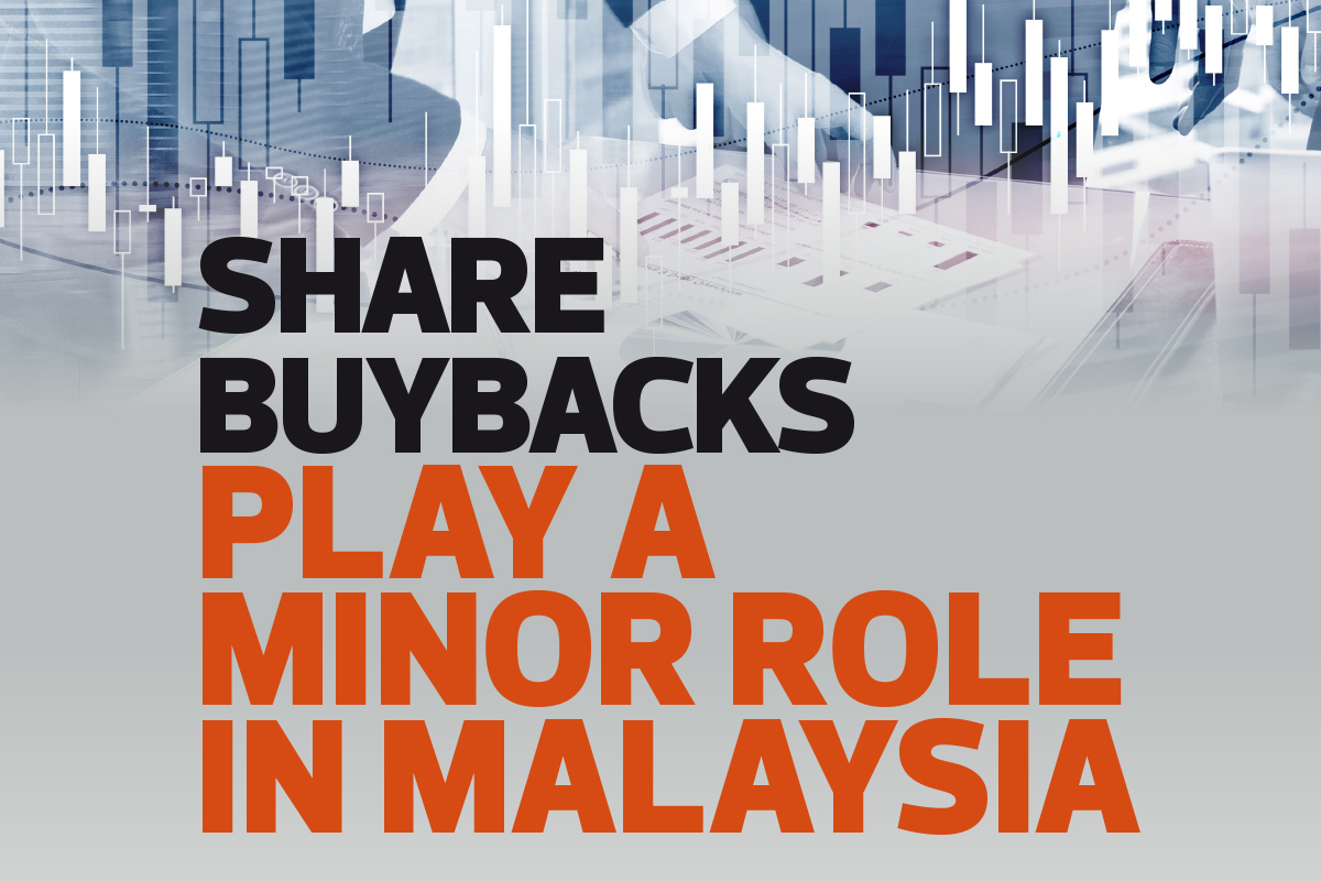 Share buybacks play a minor role in Malaysia