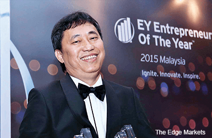 Tan Say Jim is EY Entrepreneur of The Year 2015