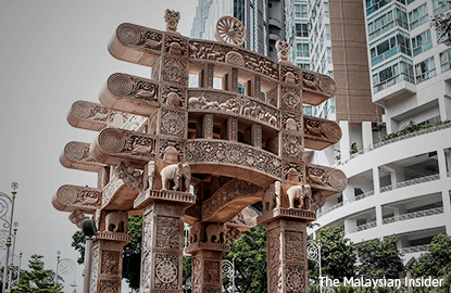 Najib and Modi launch Torana Gate of friendship
