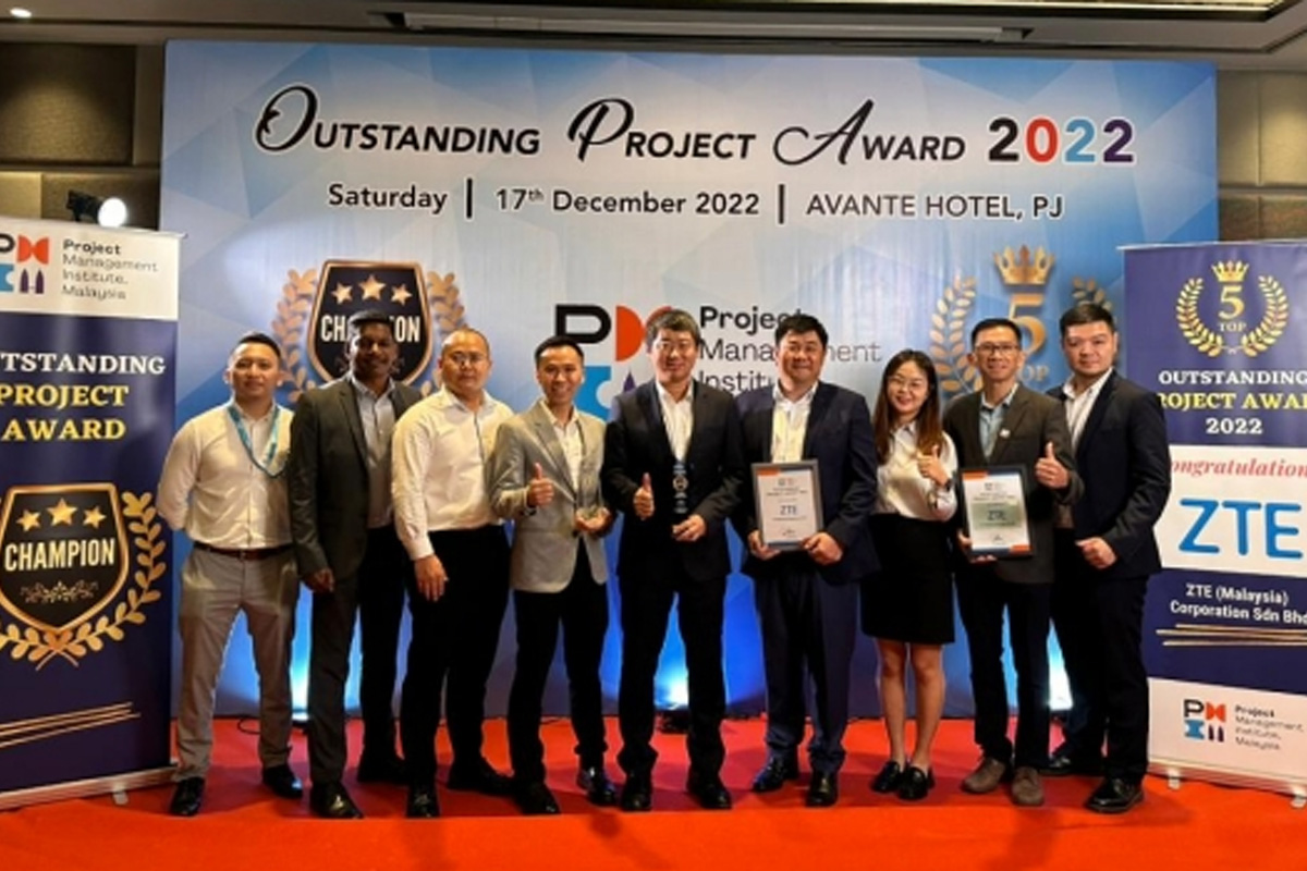 ZTE Malaysia wins Outstanding Project Award 2022 for project management ...