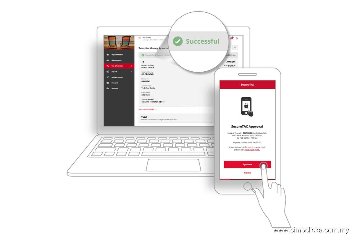 CIMB Introduces Mandatory SecureTAC To Replace SMS TAC CIMB Introduces Mandatory SecureTAC To Replace SMS TAC
