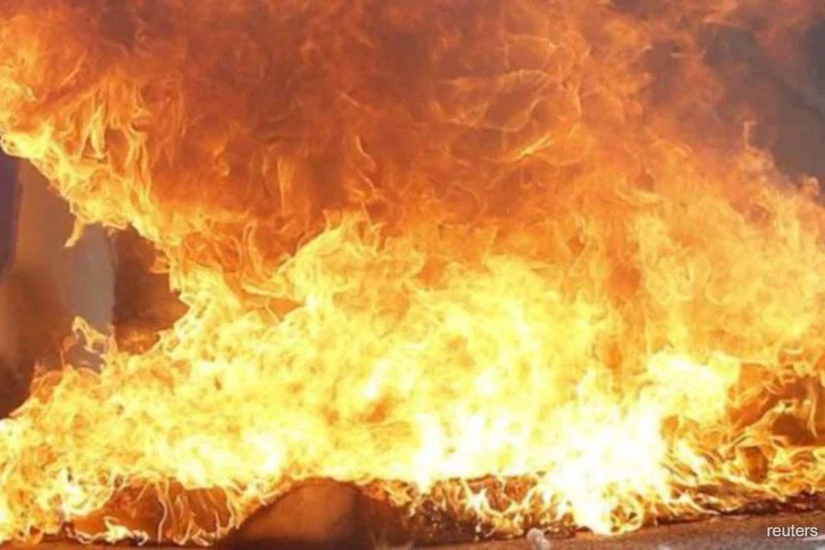 Plantation fire engulfs pineapple and oil palm crops in Simpang Renggam ...