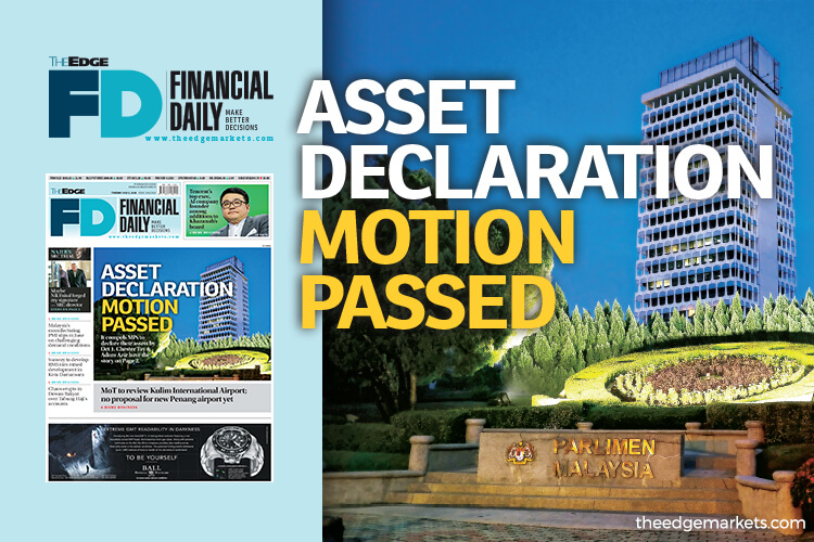 Asset declaration motion passed