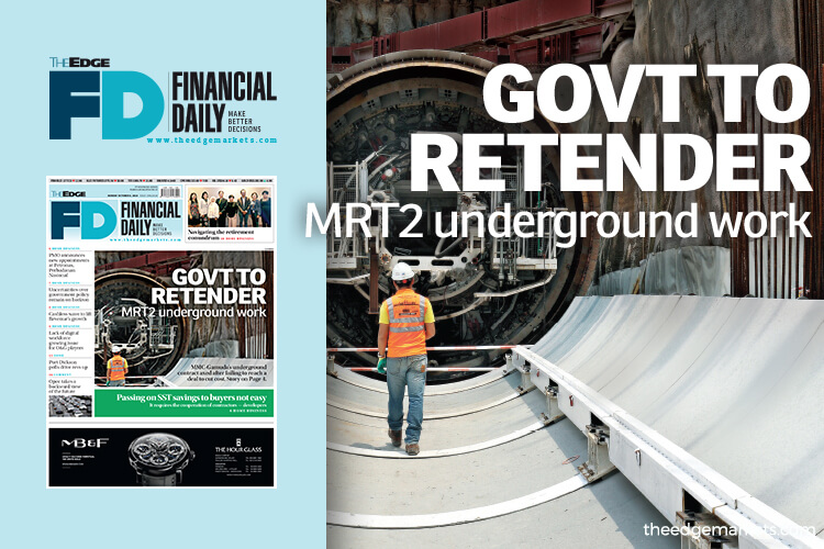 Govt to retender MRT2 underground work