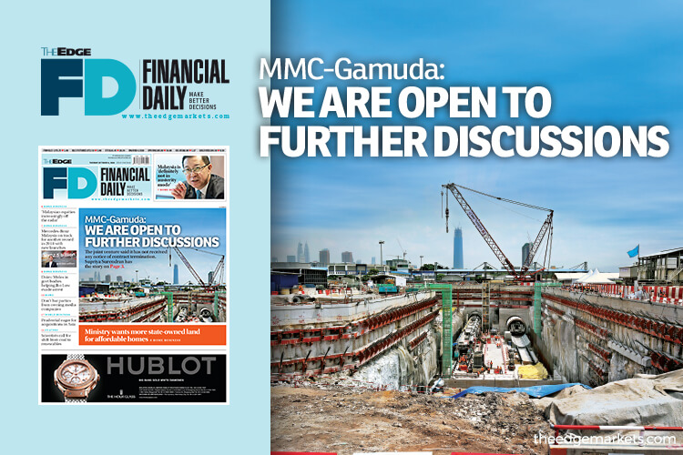 We are open to further discussions — MMC-Gamuda