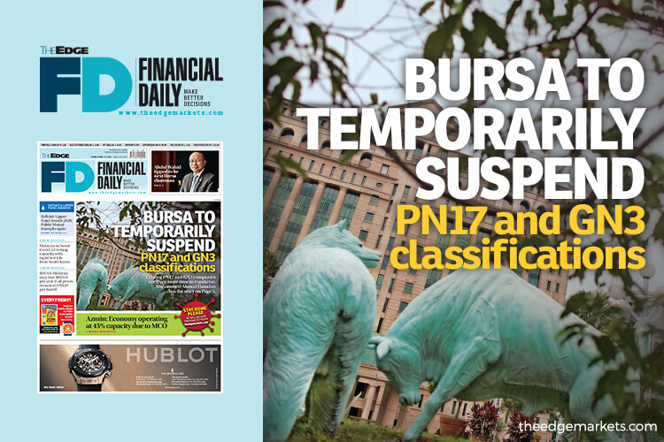 Bursa to temporarily suspend PN17 and GN3 classifications