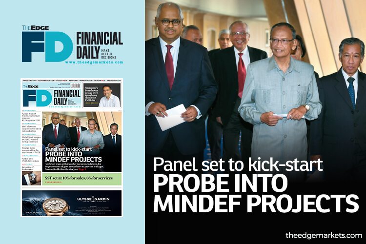 Panel to kick-start probe into Mindef projects