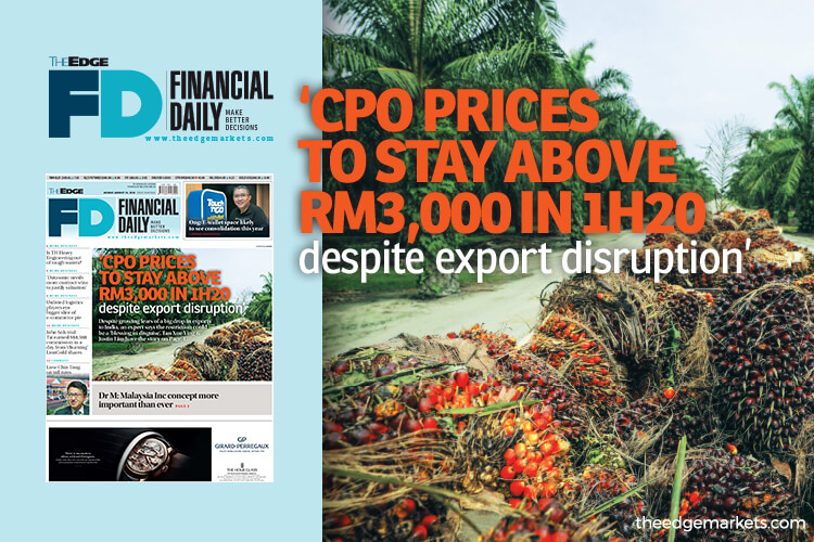 ‘CPO prices to stay above RM3,000 in 1H20 despite export disruption’