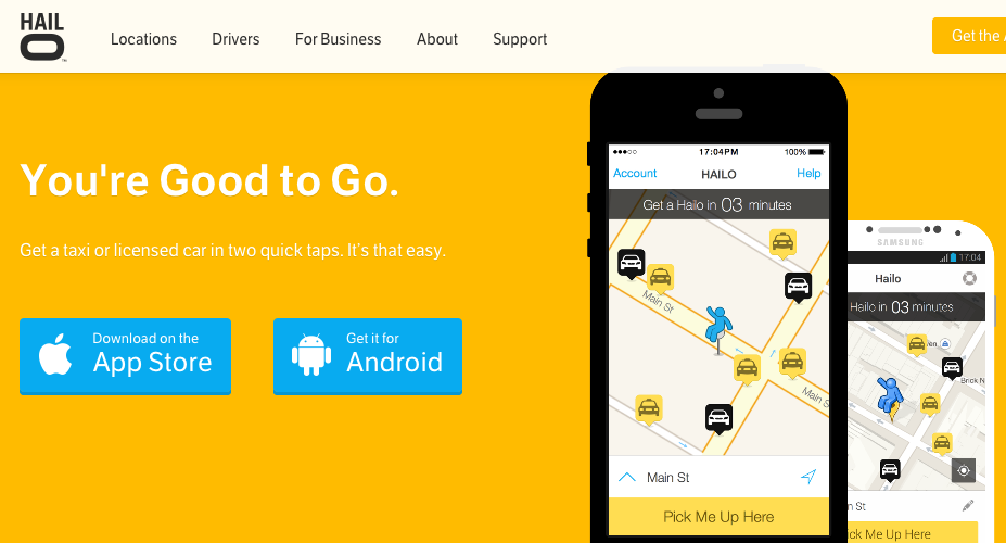 Hailo taxi app now available to passengers free from App Store and ...