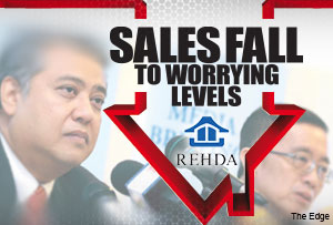 Sales fall to ‘worrying’ levels, says Rehda
