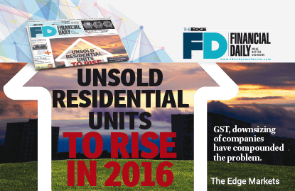 Unsold residential units to rise in 2016
