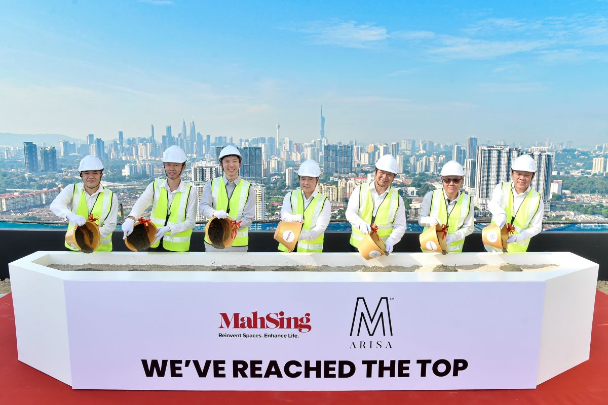 Mah Sing tops out M Arisa in Sentul