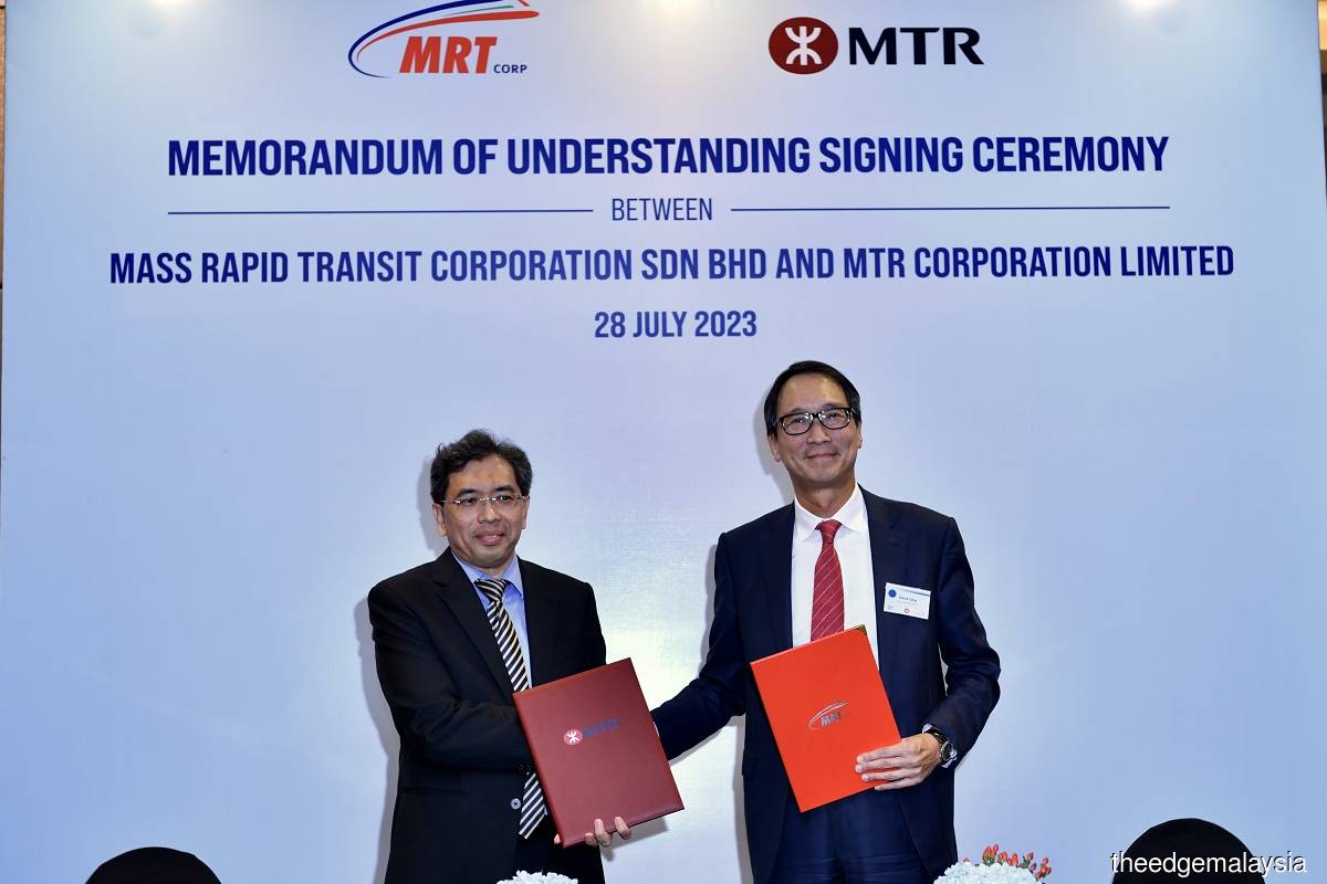 MRT Corp teams up with HK's MTR Corp to undertake 'rail plus property ...