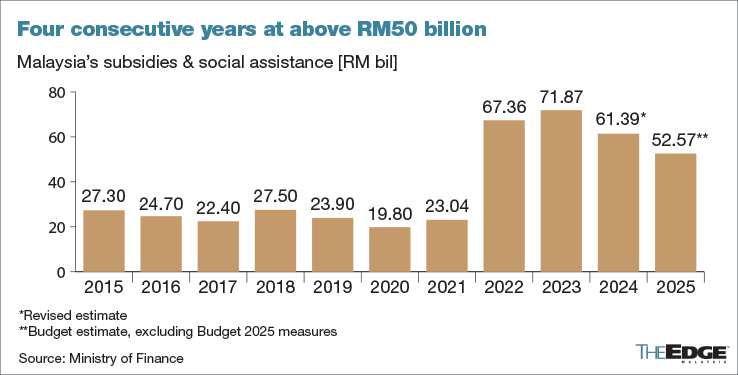 Subsidy bill to continue falling from peak in 2025