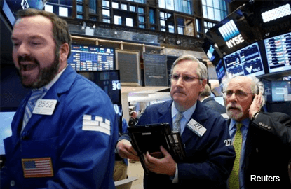 S&P 500, Nasdaq hit record highs on bank, tech gains