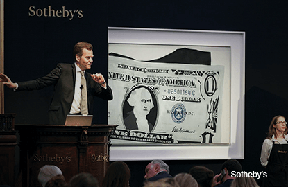 Warhol’s hand-painted dollar bill fetches £20.9 mil